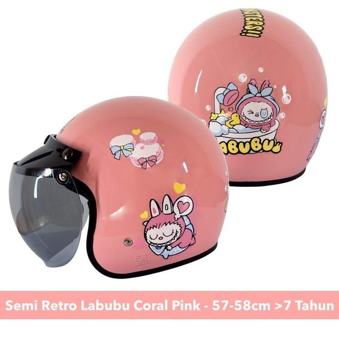 Jual Helm Anak Lucu Motif Labubu untuk Usia 2 hingga Ramaja Dewasa ...