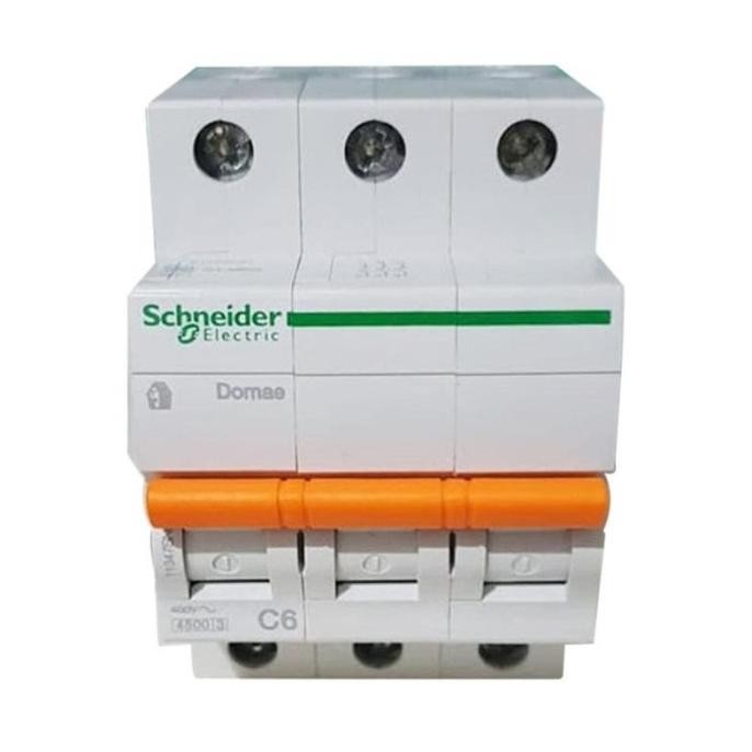 Jual TERMURAH - MCB Schneider Domae 3 pass phase 3P 6 10 16 20 ampere 6a 10a 16a 20a | Shopee ...