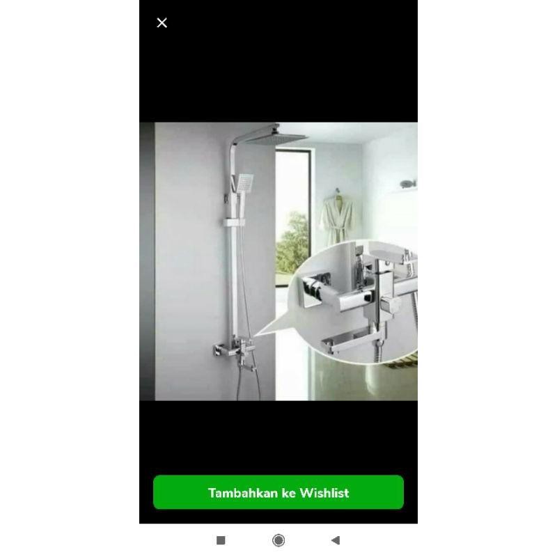Jual Shower Tiang Kotak Minimalis Model Toto Shower Tiang Coloum Tiang Kran | Shopee Indonesia