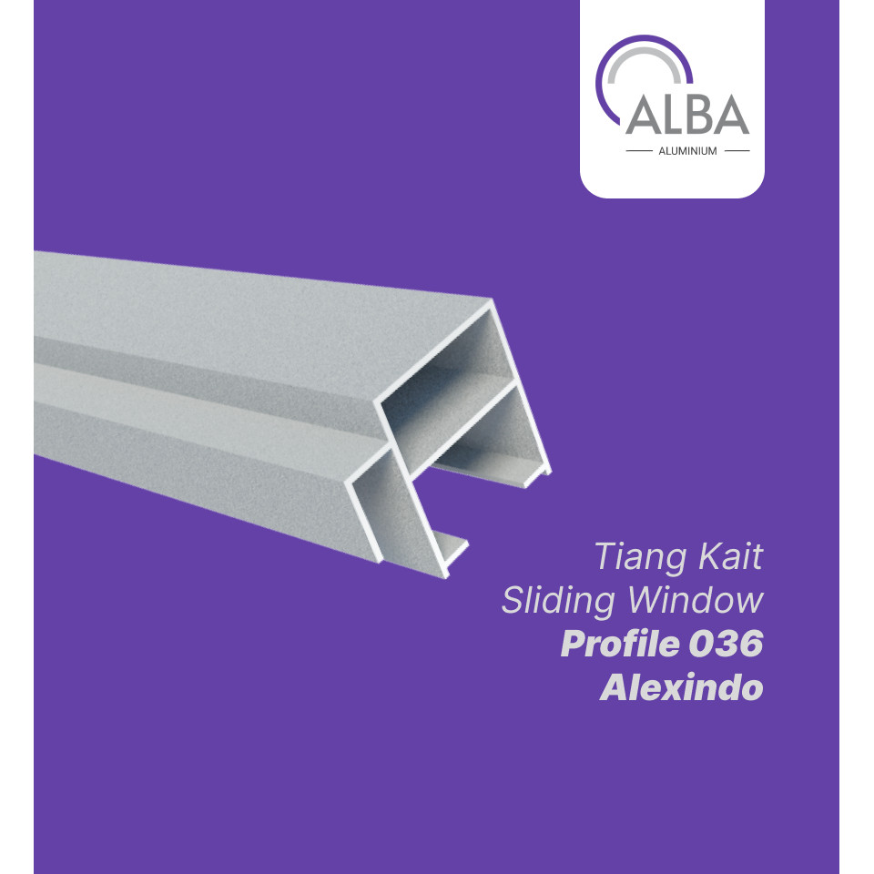 Jual Alumunium, alumunium Tiang Kait Profile 036 Sliding Window ...