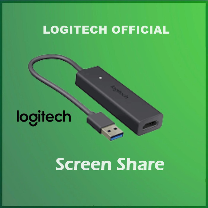 Jual TERBARU! Logitech Screen Share Conference Room USB To HDMI Adapter | Shopee Indonesia