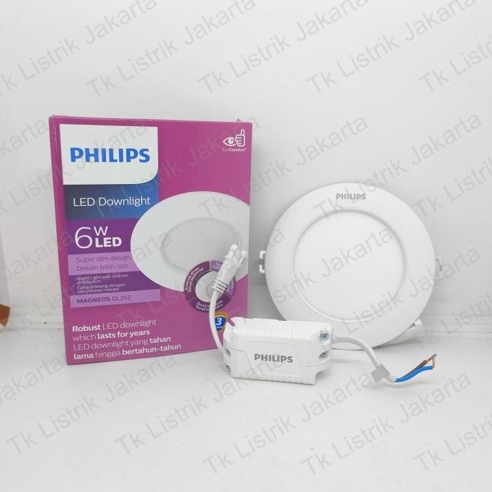 Jual NEW LAMPU PHILIPS DOWNLIGHT LED PLAFON DL262 EC RD 100 6W HV | Shopee Indonesia