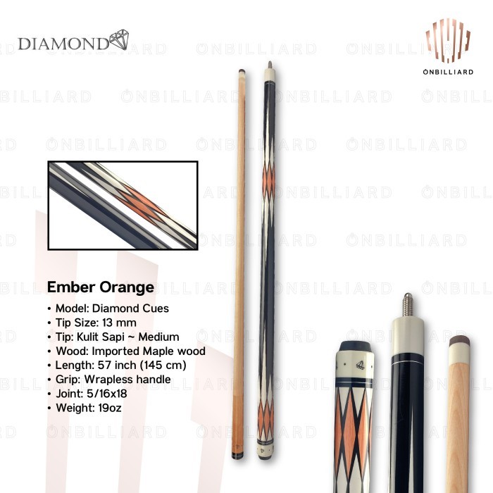 Jual Murah Stick Billiard Diamond Maple Cue Stik Play Biliar Biliyar ...