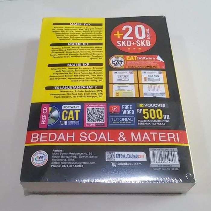 Jual Original Buku Cpns 2019 2020 Modul Resmi Skd + Skb Cat Cpns Pppk 2019-2020 + Cd Termurah ...