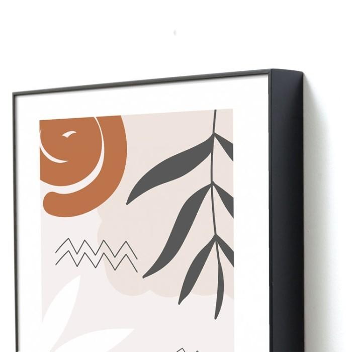 Jual Hiasan Dinding 12Rp Blok Hitam Abstract Hand Drawn Shape 002P1 ...