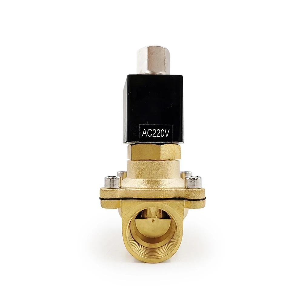 Jual Normally Open Electric Selenoid Valve Brass Electric Water Valve ...