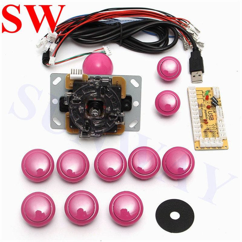 Jual DIY Hand Arcade Set Kits 30mm/24mm Push Buttons | Shopee Indonesia