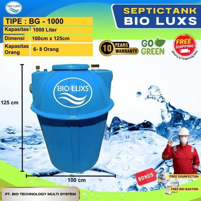 Jual BEBAS ONGKIR - Septic Tank Bio,Biotech, Biofil, BioLuxs Tipe BG ...