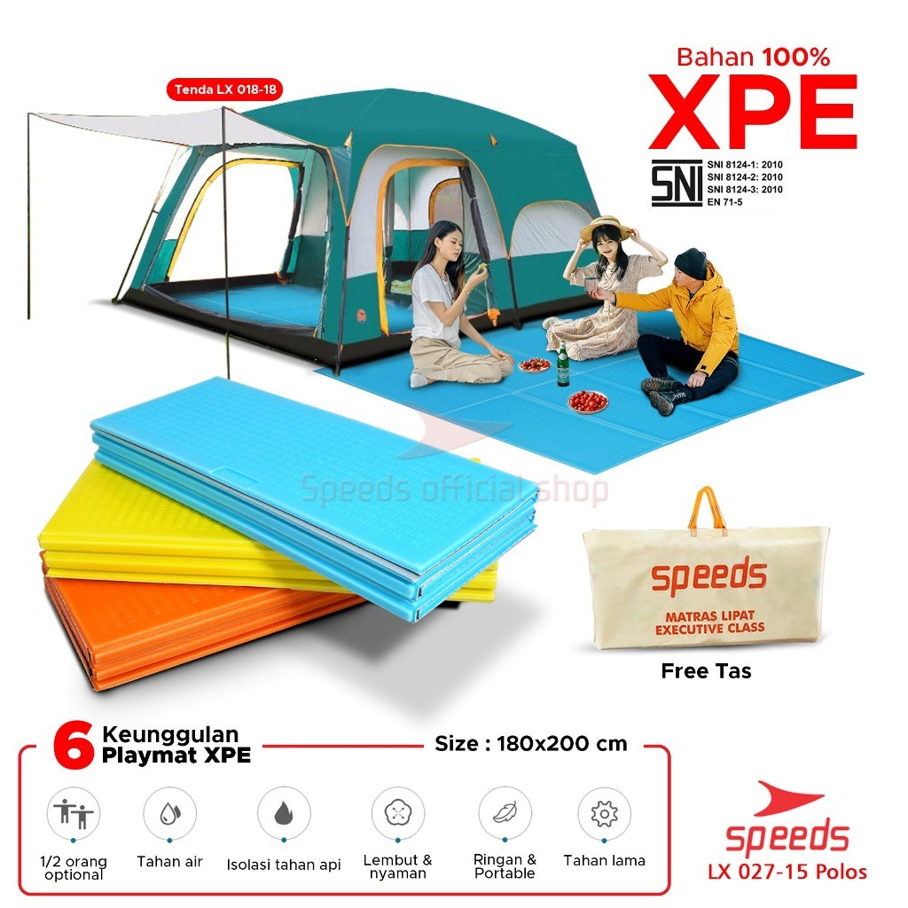 Jual SPEEDS SNI Playmat Bayi Karpet Lipat Playmate Matras Lipat Bayi ...