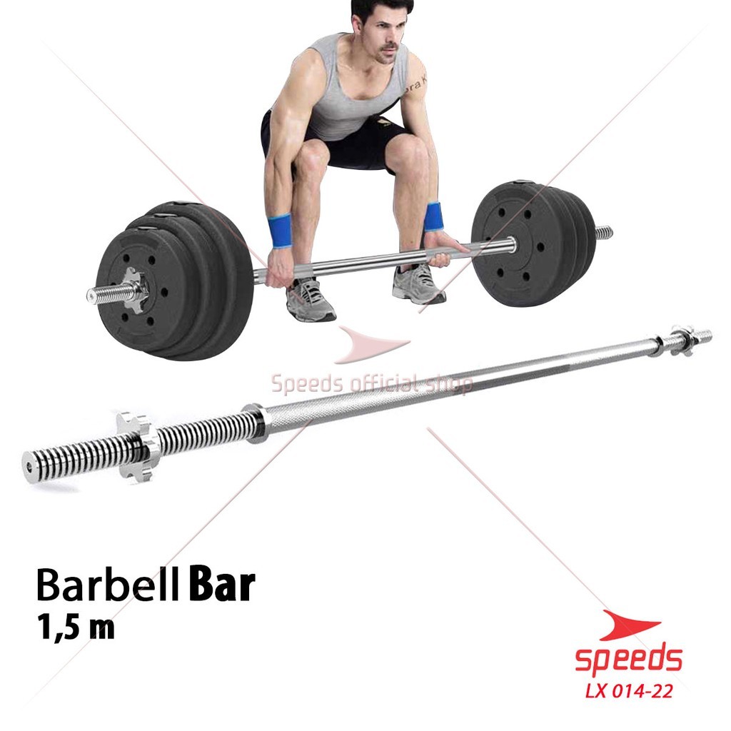 Jual SPEEDS STICK BARBEL 150 cm STICK DUMBELL BAR Fitness Gym Tongkat ...