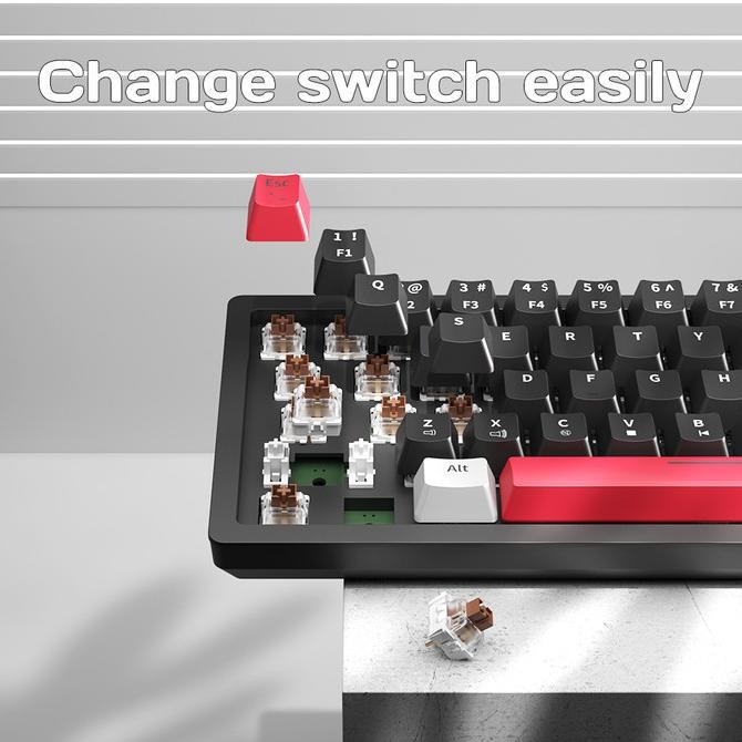 Jual ZIFRIEND R78 Putih Hitam Merah Gothic Silverwood Switches Mode ...