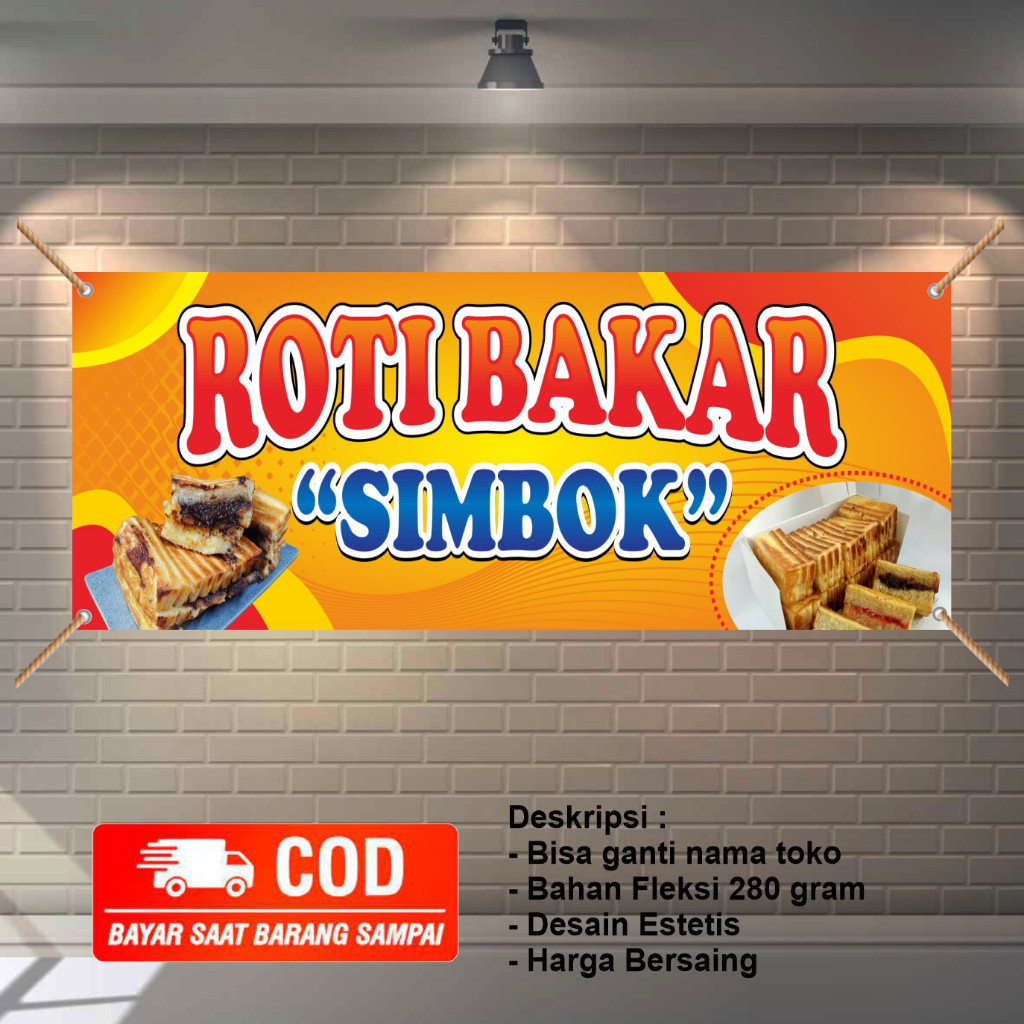 Jual Spanduk Banner Roti Bakar – Murah, Bisa Bayar di Rumah & Free ...
