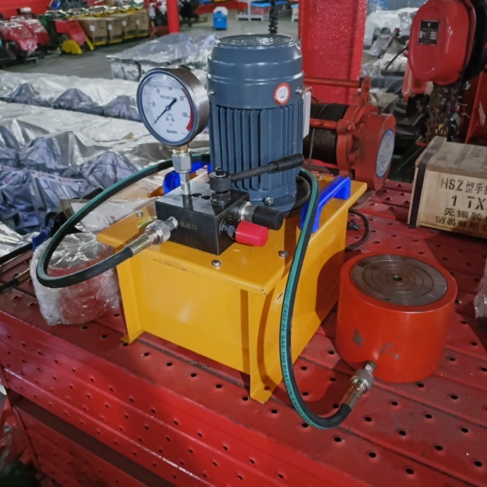 Jual DONGKRAK HIDROLIK SILINDER ELEKTRIK 50 TON / HYDRAULIC PUMP ELECTRIC | Shopee Indonesia