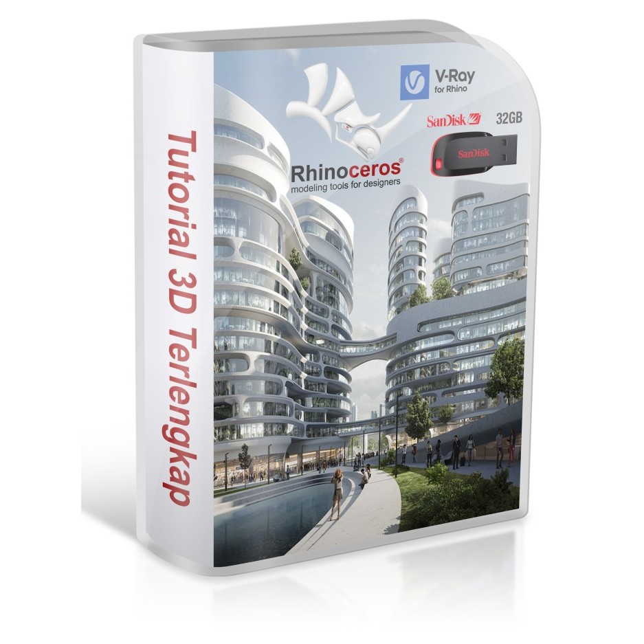 Jual FD32GB Video Tutorial Rhinoceros 7 Rhino 5-6 VRay Grasshopper Series | Shopee Indonesia