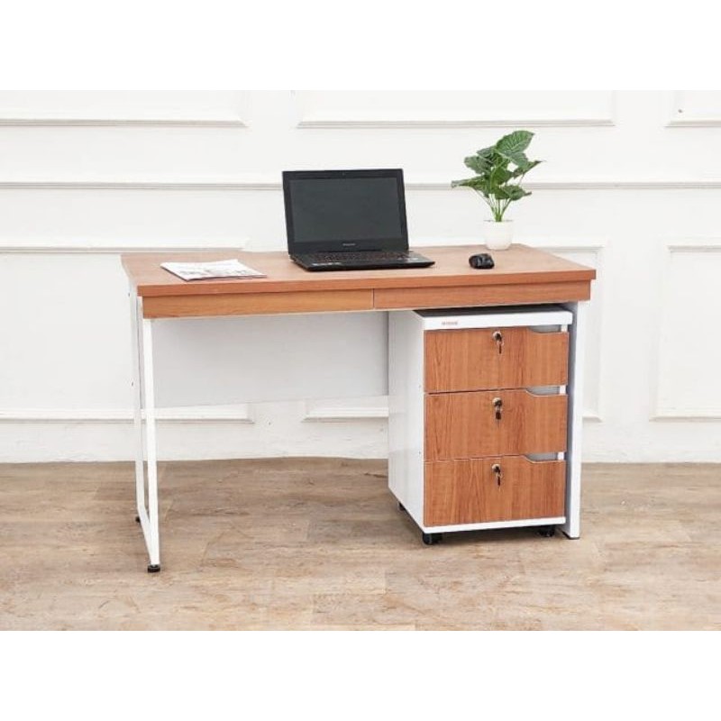 Jual MEJA TULIS 120 CM MEJA KERJA MINIMALIS MEJA BELAJAR RUMAH ELEGAN ...