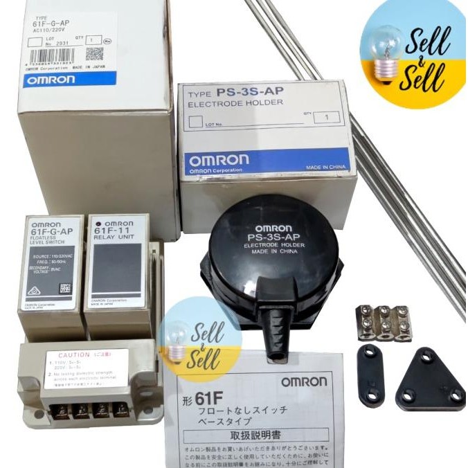 Jual (1 Set) Sensor Air Otomatis Omron Ps-3S-Ap /Siap Pasang Wlc Omron Ps3S Kode 55623 | Shopee ...