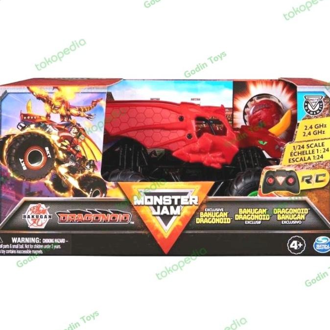 Jual Monster Jam R/C Dragonoid Bakugan Remote control RC Trucks Spin ...