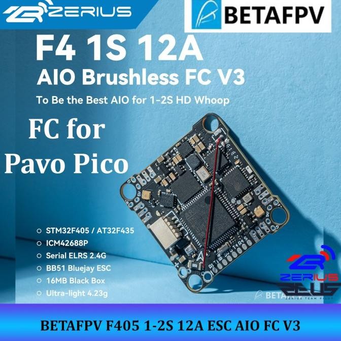 Jual BETAFPV F405 1-2S 12A ESC AIO for Pavo Pico ELRS Flight Controller ...