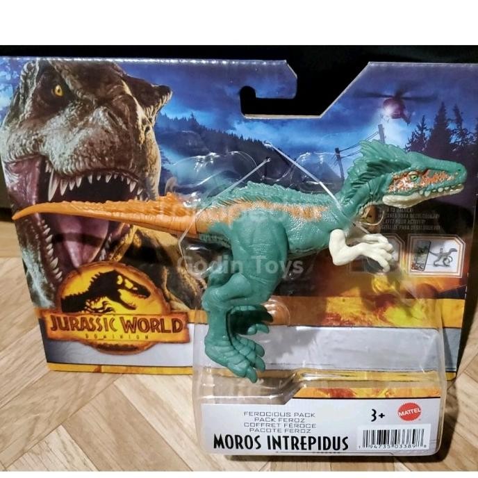 Jual Jurassic World Dominion Moros Intrepidus Ferocious pack ori Mattel ...