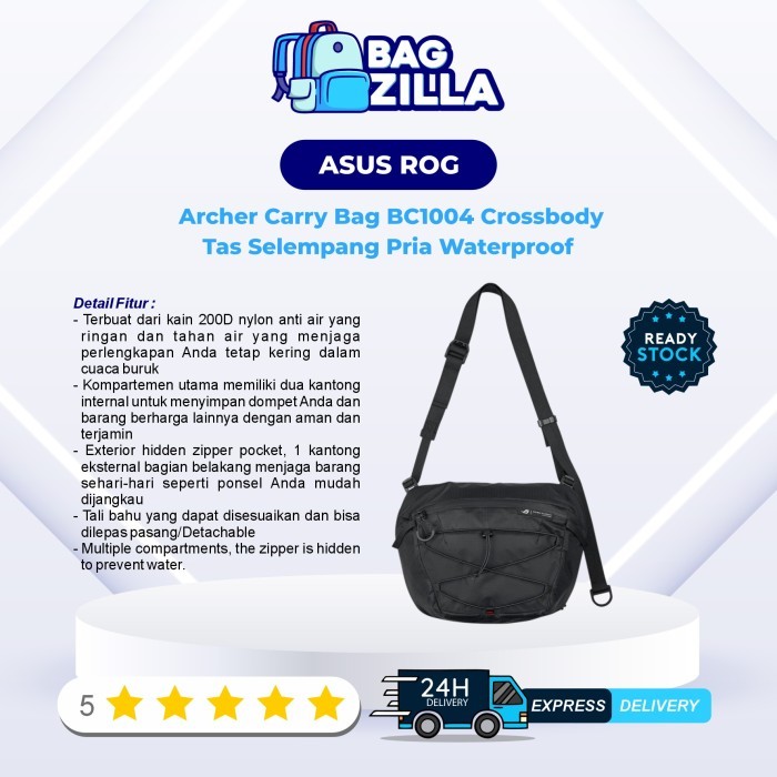 Jual Grosir Asus Rog Archer Carry Bag Bc1004 Crossbody Tas Selempang ...