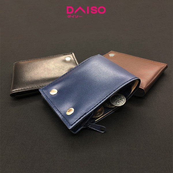 Jual Promo Daiso Bifold Wallet -Synthetic Leather- | Shopee Indonesia