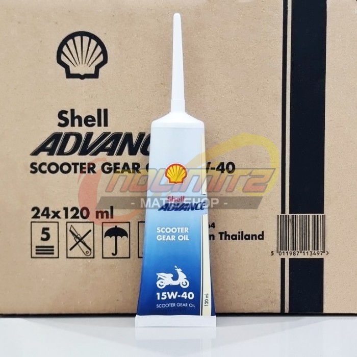 Jual Oli Motor Gear Gardan Shell Advance 15W-40 120Ml Matic Beat Mio ...