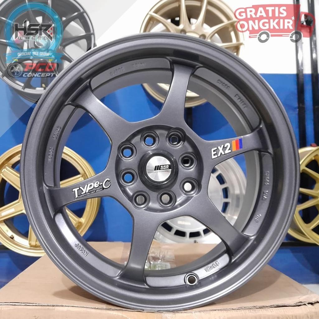 Jual Velg Mobil R15 Type Ssr Type C Buat Brio Avanza Jazz Hsr R15 Et35 ...