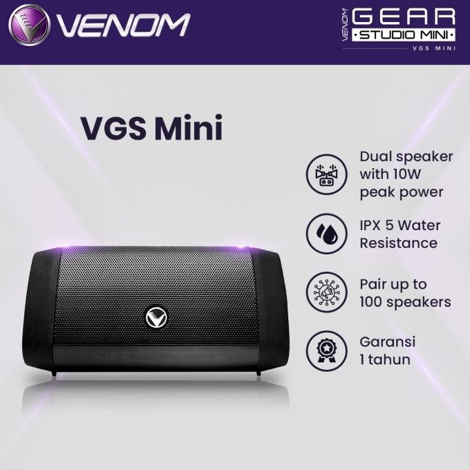 Jual Sale Venom Gear Studio Vgs Mini Wireless Bluetooth Speaker With Dual Speaker | Shopee Indonesia