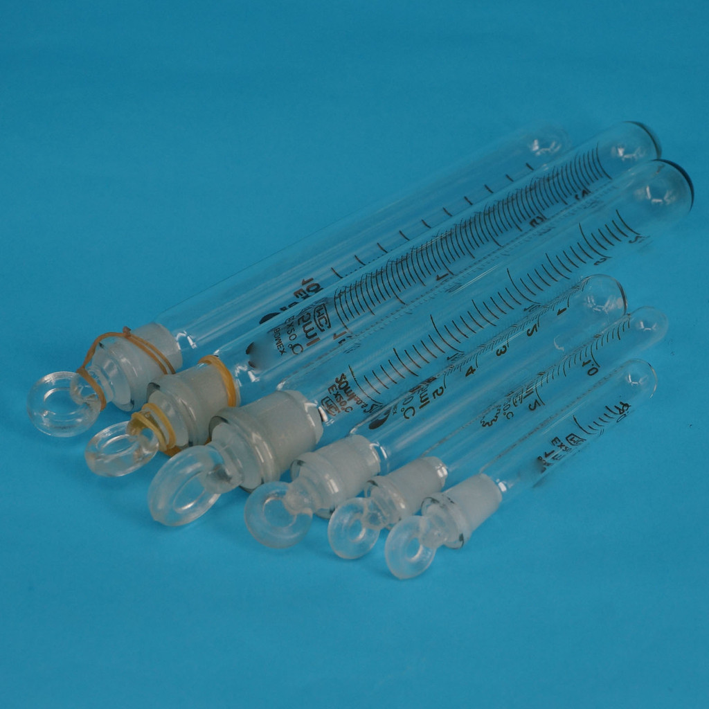 Jual 1 2 5 10 15 20 25 50 100ml Graduated Lab Clear Glass Test Tube ...