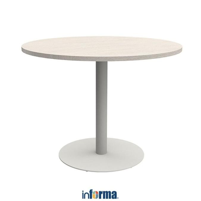 Jual Informa Sieben Meja Rapat Round Iw - Putih Meeting Table Meja ...