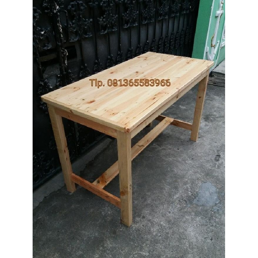 Jual Meja Makan/Meja Cafe/Meja Kayu Jati Belanda/ Meja Resto&Bar/Furnitur | Shopee Indonesia
