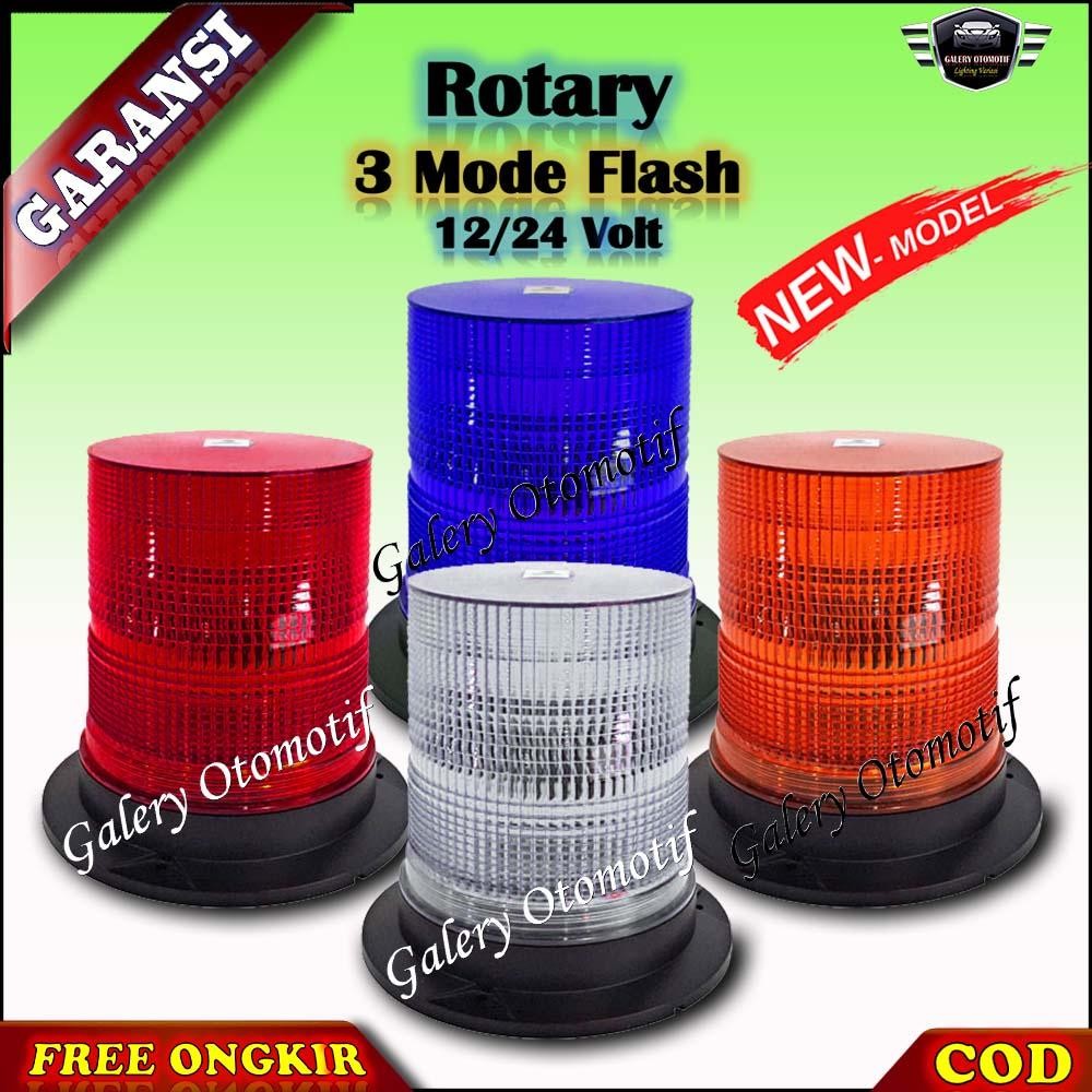 Jual Lampu Rotary Rotari 012 3 Mode Mobil Truk Truck Engkel Canter Hino ...