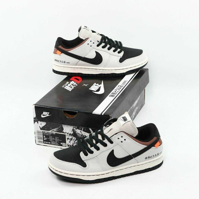Jual Dunk Low AE86 Initial D White Black Brown (100% BNIB) | Shopee ...