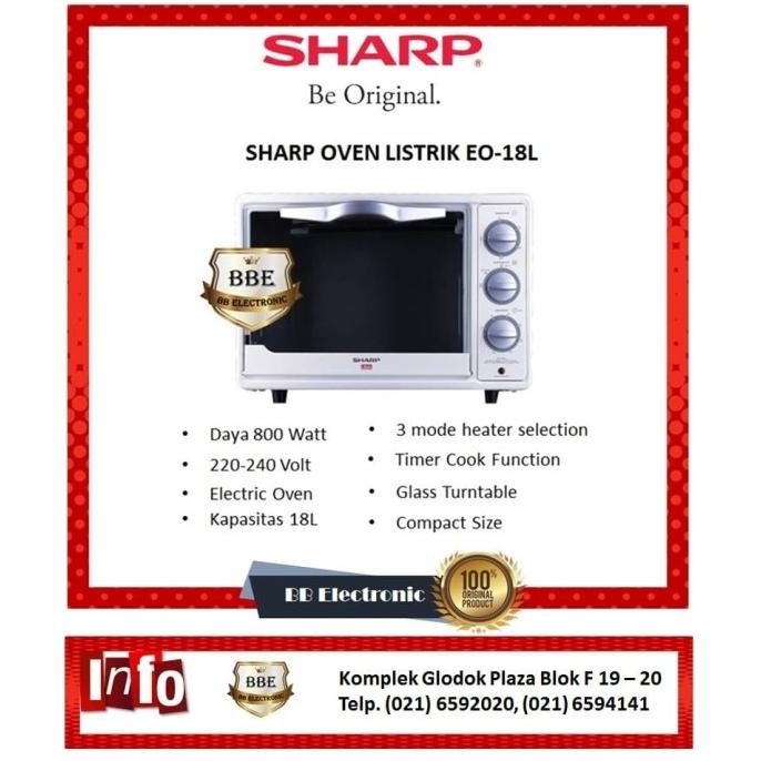 Jual Sharp oven listrik EO-18L | Shopee Indonesia