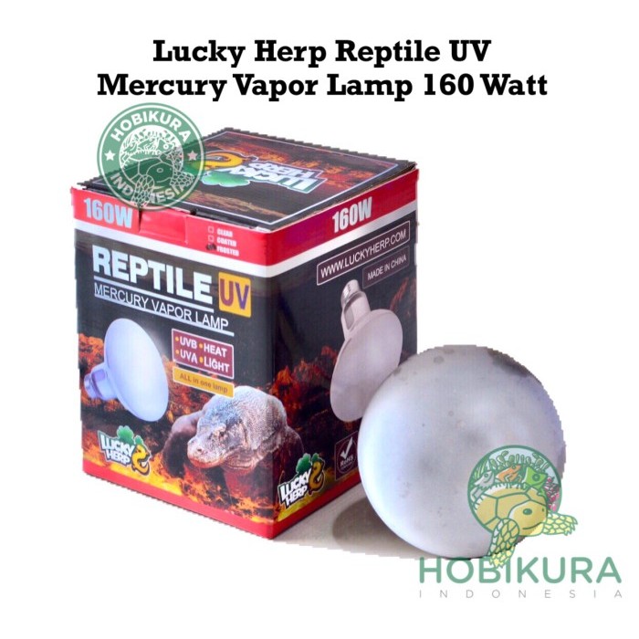 Jual Lampu UVA UVB Mercury Vapor 160 Watt / LUCKY HERP Reptile Torto Kura | Shopee Indonesia