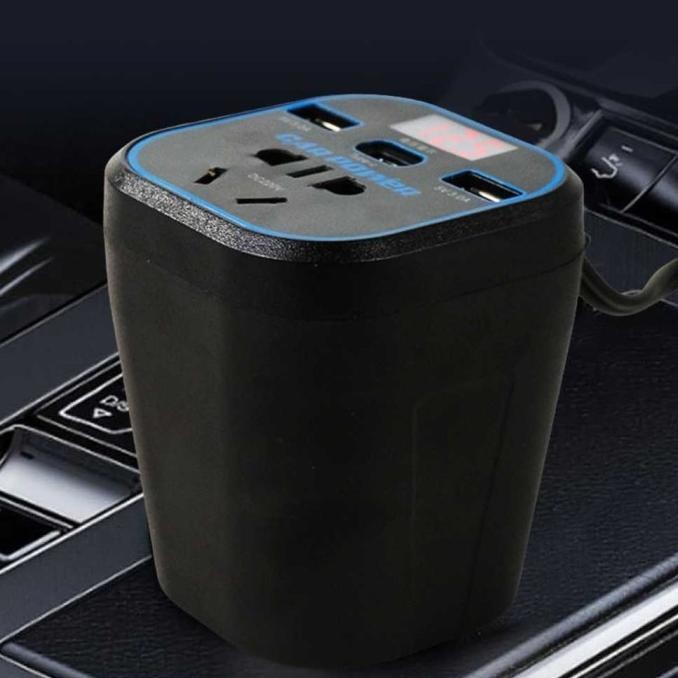 Jual Promo Converter Colokan Listrik Mobil Dc 12v/24v Ke Ac 220 Volt ...