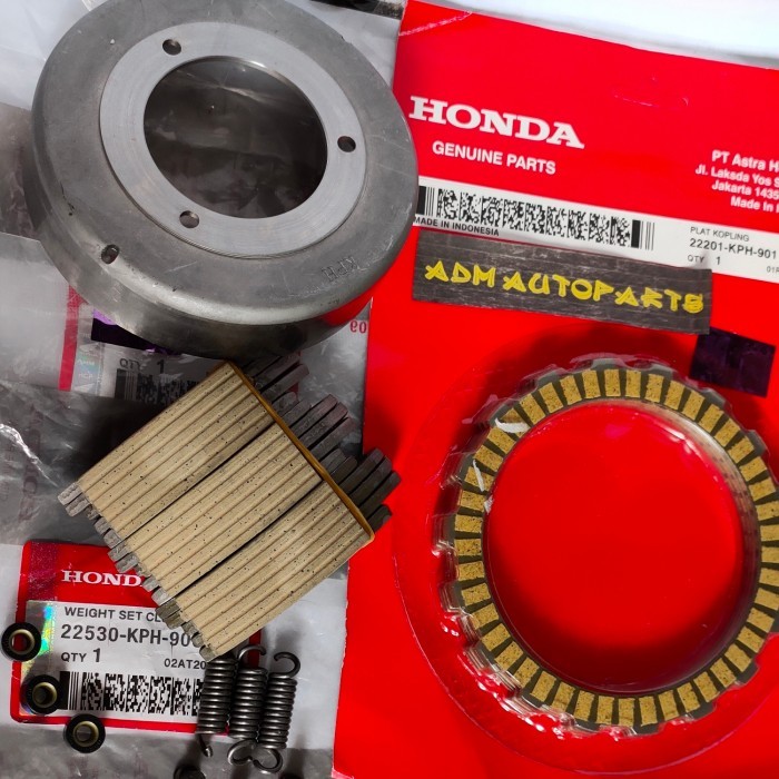 Jual Stok Terbatas! Kampas Kopling Kph+Ganda+Karet Ganda Supra X 125 Kharisma Kirana (Hgp ...