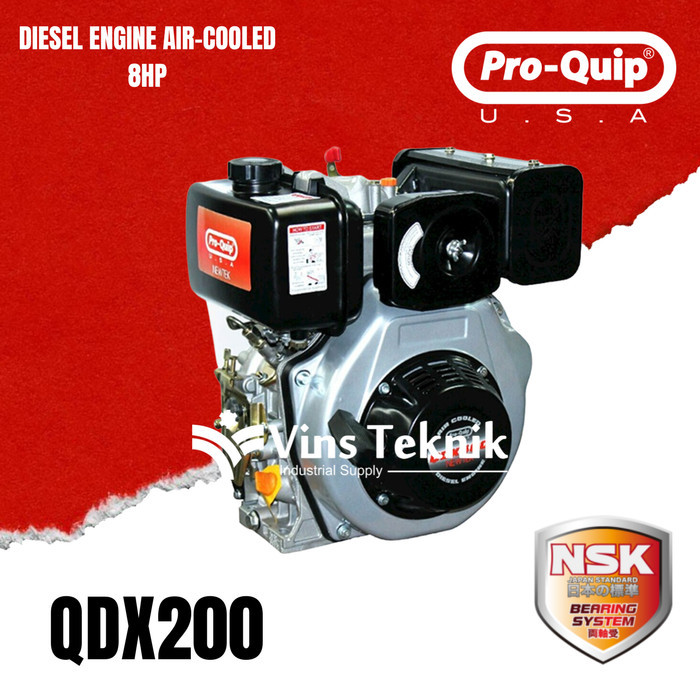 Jual PRY88 MESIN PENGGERAK ENGINE DIESEL 8HP AIR-COOLED PROQUIP QDX200 ...