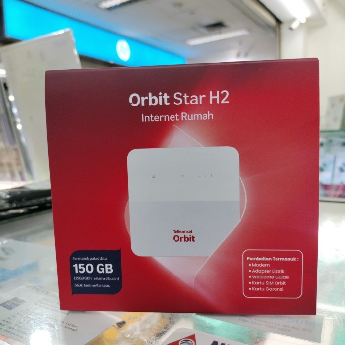 Jual Telkomsel Orbit Star H2 B320 Modem Ruter Free Kouta 120GB | Shopee ...