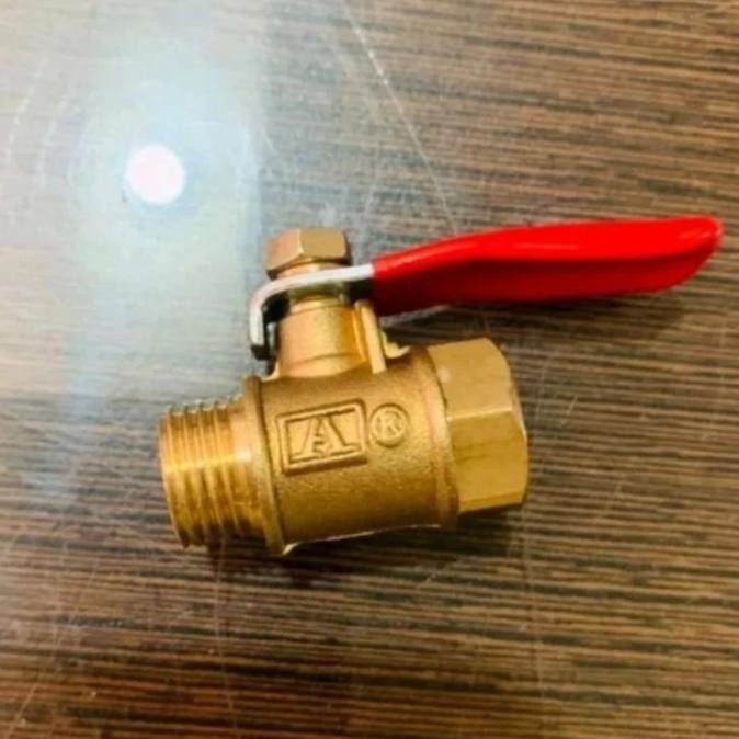Jual "\"\"\"\] mini stop kran ball valve drat dalam 1/4 x drat luar 1/4 ...