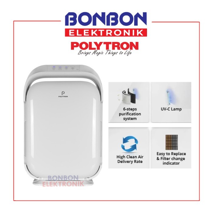 Jual Polytron Air Purifier PAP-160 with HEPA UV Sterilizer Up 60m2 ...