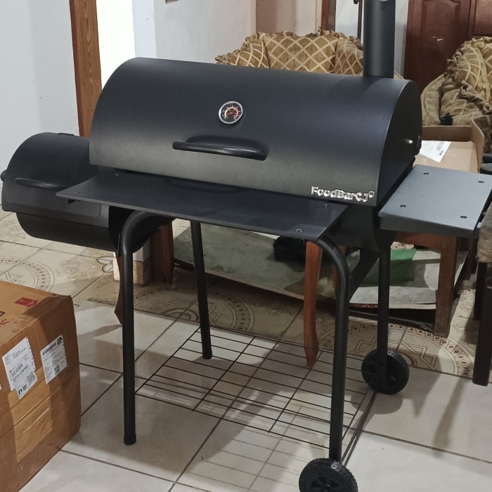 Jual BBQ Wood Stove Offset Smoker X Kompor Alat Daging Asap Sei Sapi ...