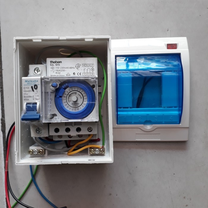 Jual Timer set yg bagus plus MCB dan box timer lampu dll otomatis ...