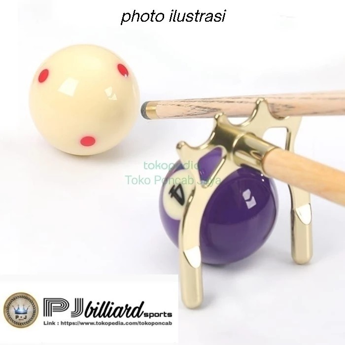 Jual Billiard Cue Ball Bola Putih 6 Red Dots Model Aramith Pro Cup TV ...