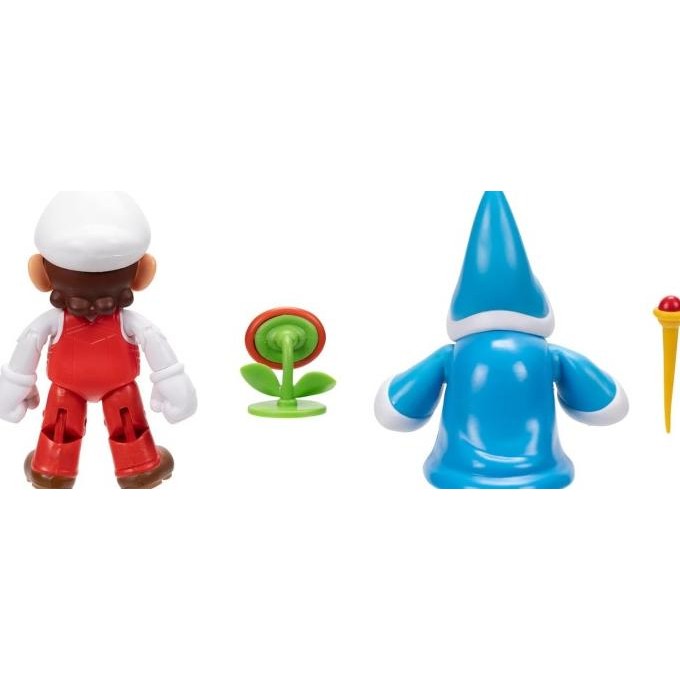 Jual Promo Super Mario 2 Pack Fire Mario And Magikoopa 4" Action Figure ...