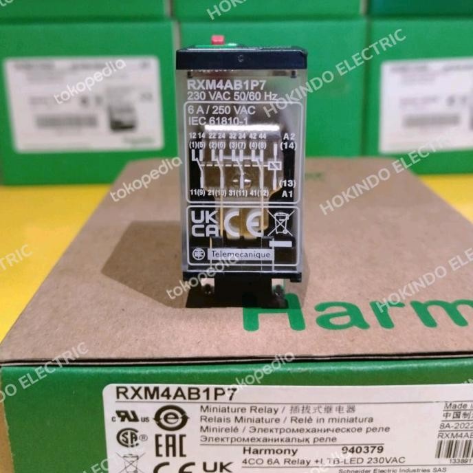 Jual Promo RELAY SCHNEIDER RXM4AB1P7 230VAC + SOKET RXZE1M4C 14PIN COD | Shopee Indonesia