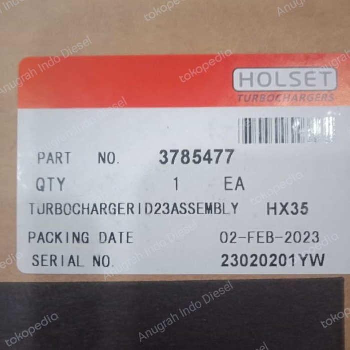 Jual 3785477 Turbo Assy Turbocharger Hx35 | Shopee Indonesia