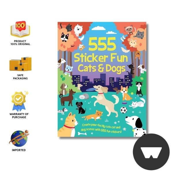Jual Imagine That - 555 Sticker Fun: 555 Cats And Dogs | Shopee Indonesia