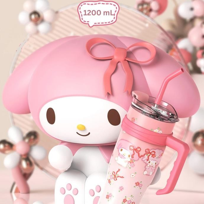Jual Promo Botol Minum Termos Tumbler Karakter Sanrio Anak 304 Stainless Steel 1200 Ml ...