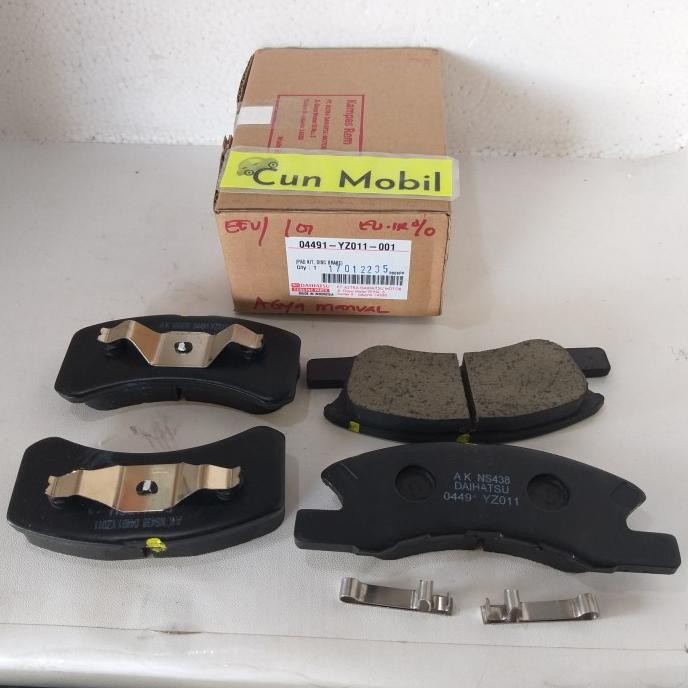 Jual Brake Pad Agya Ayla Type E Dan G Manual Depan 04491-Yz011-001 ...